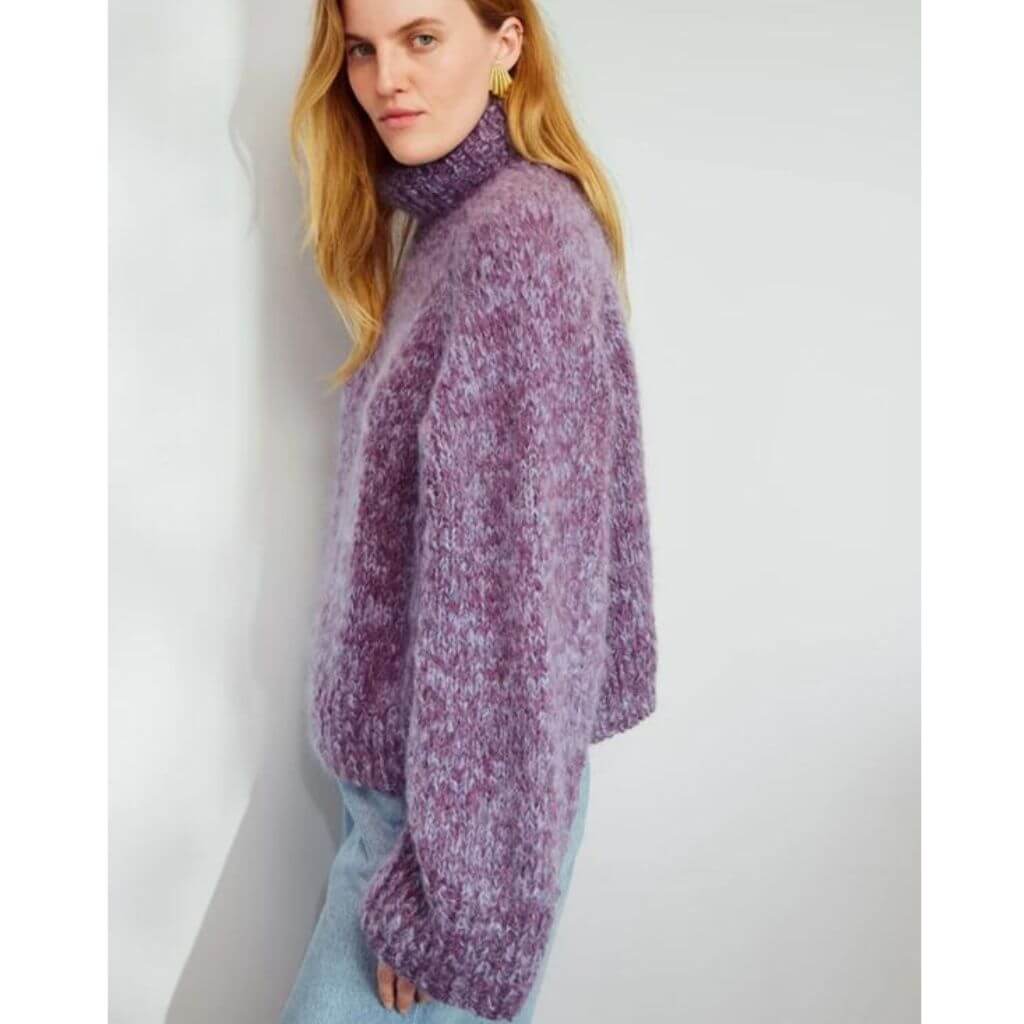 Damen Pullover Noa Sweater Strickanleitung lieblingsgarn.de