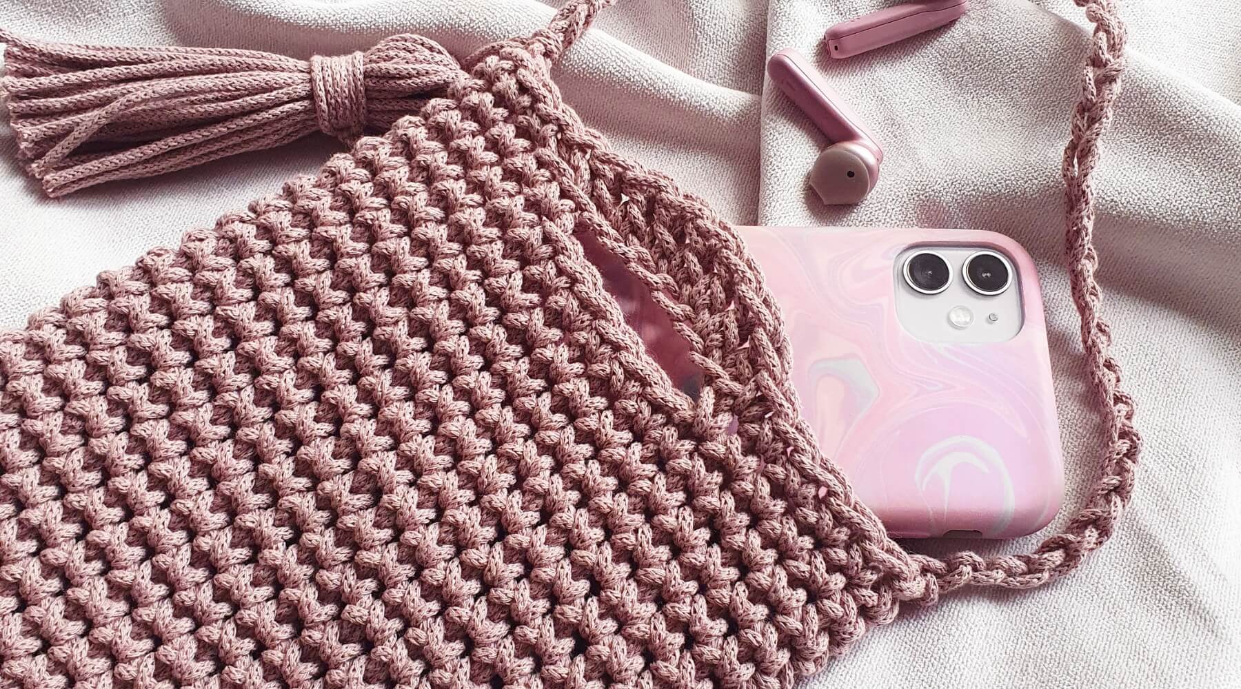 Handytasche häkeln - gratis Anleitung lieblingsgarn.de