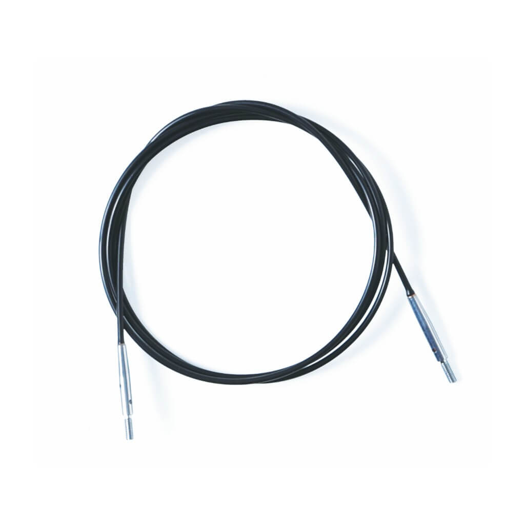 Thin & Flex Swivel Seil schwarz von KnitPro lieblingsgarn.de