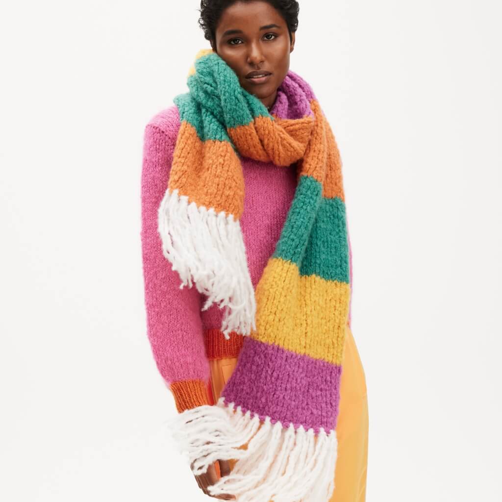 Color Blocking Schal von Lana Grossa lieblingsgarn.de!